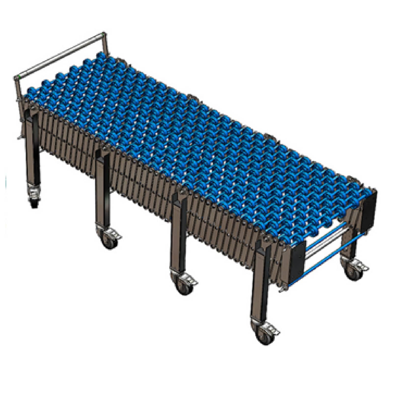 Rulliera estensibile a rotelle