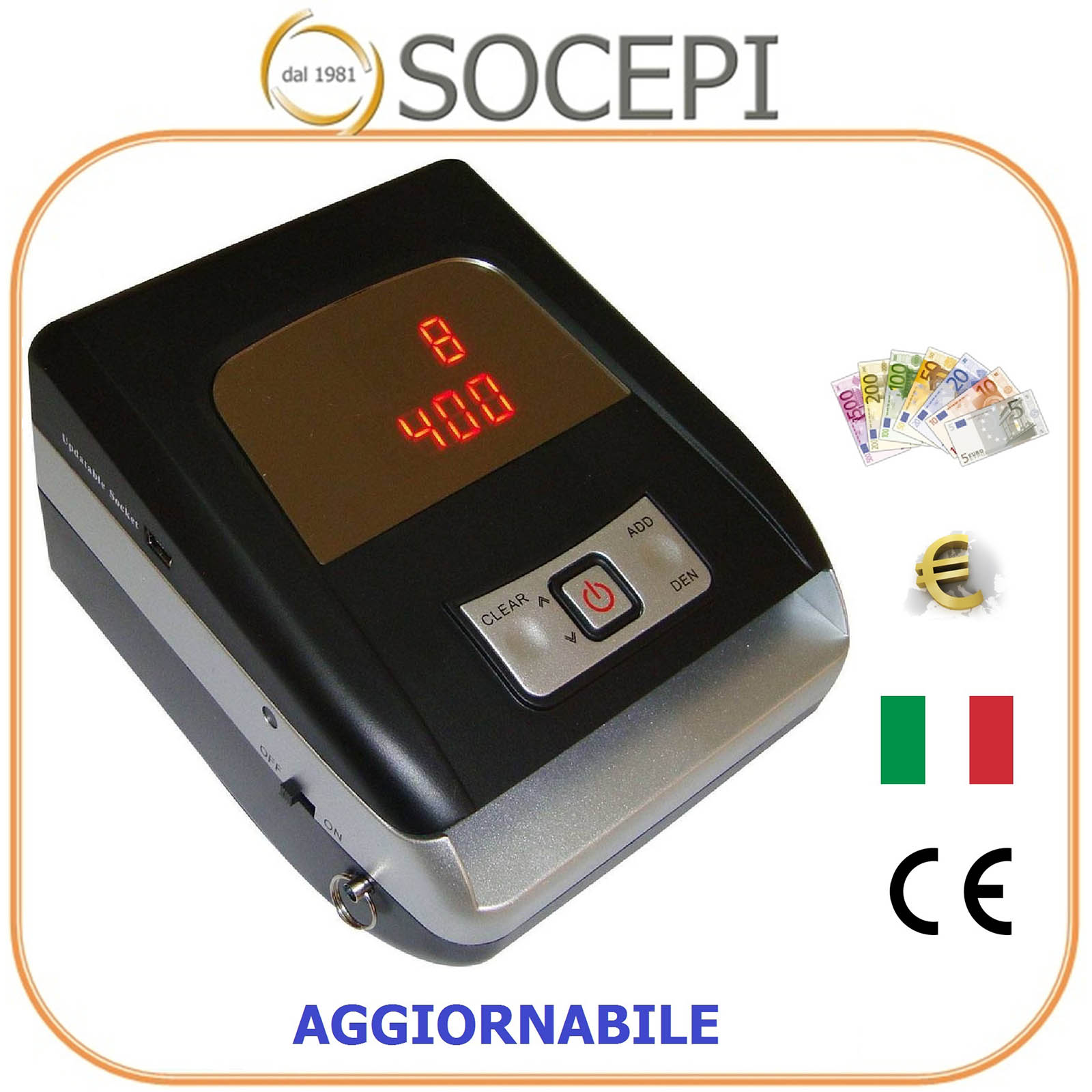 Verifica banconote, conta e controlla banconote contraffatte | Socepi